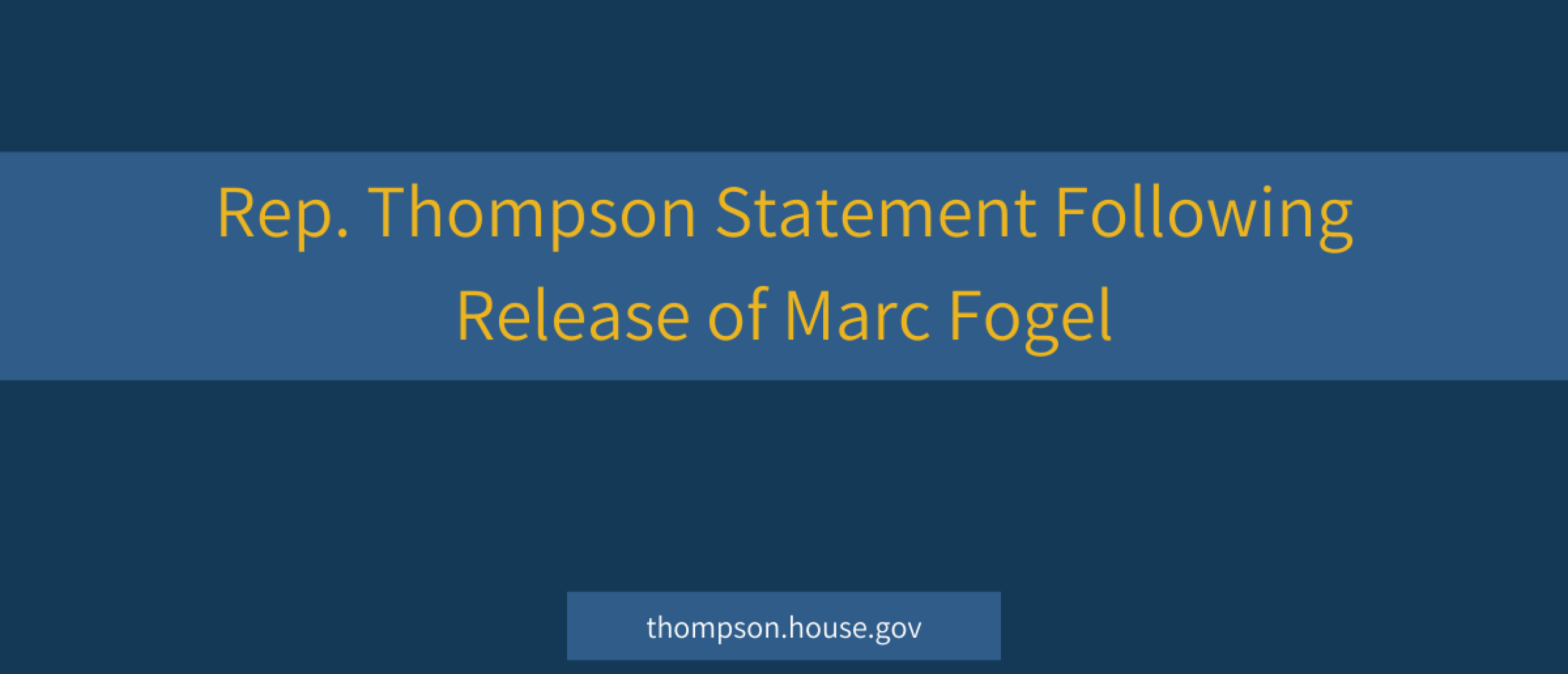 Representative Thompson